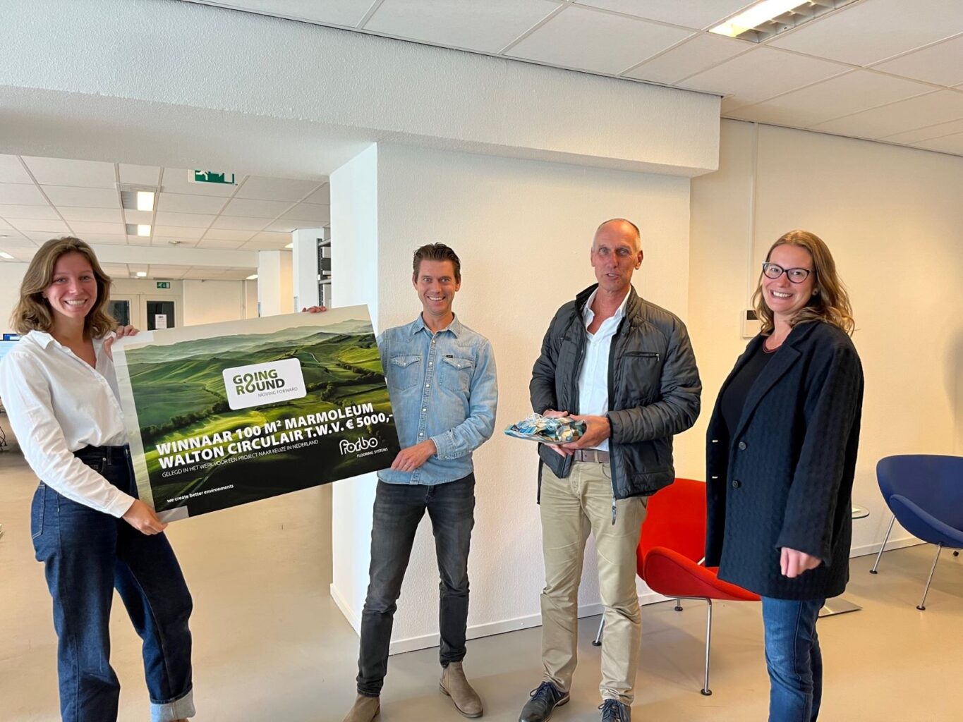 Uitreiking prijs Forbo flooring systems – Spring Architecten